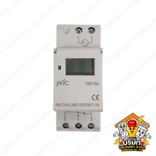 PNC Digital 7days timer 220V รุ่น THC15A - Home FaiFa โฮมไฟฟ้า อุปกรณ์ไฟฟ้าราคาถูก